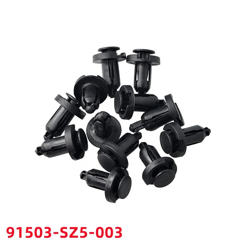 Клипсы для бампера автомобиля, фиксаторы для Honda Accord Civic CRV HRV Pilot Odyssey, 50 шт, 10 мм, 91503SZ5003 91503-SZ5-003