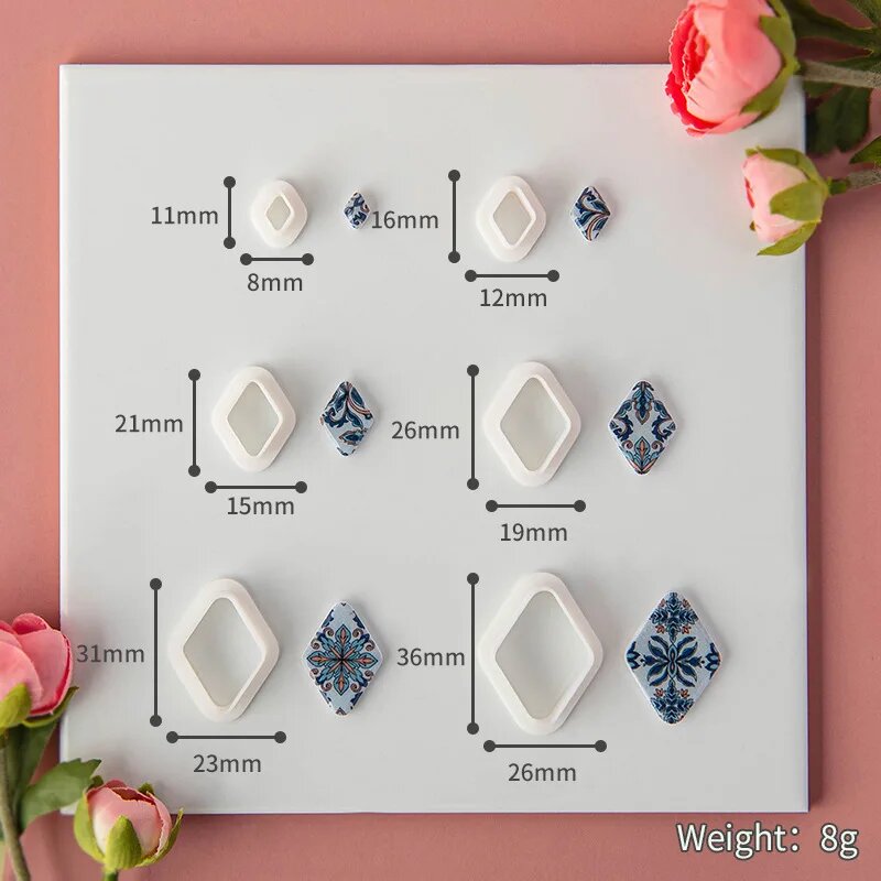 Формы для лепки из полимерной глины PLA 6 шт. YT0499