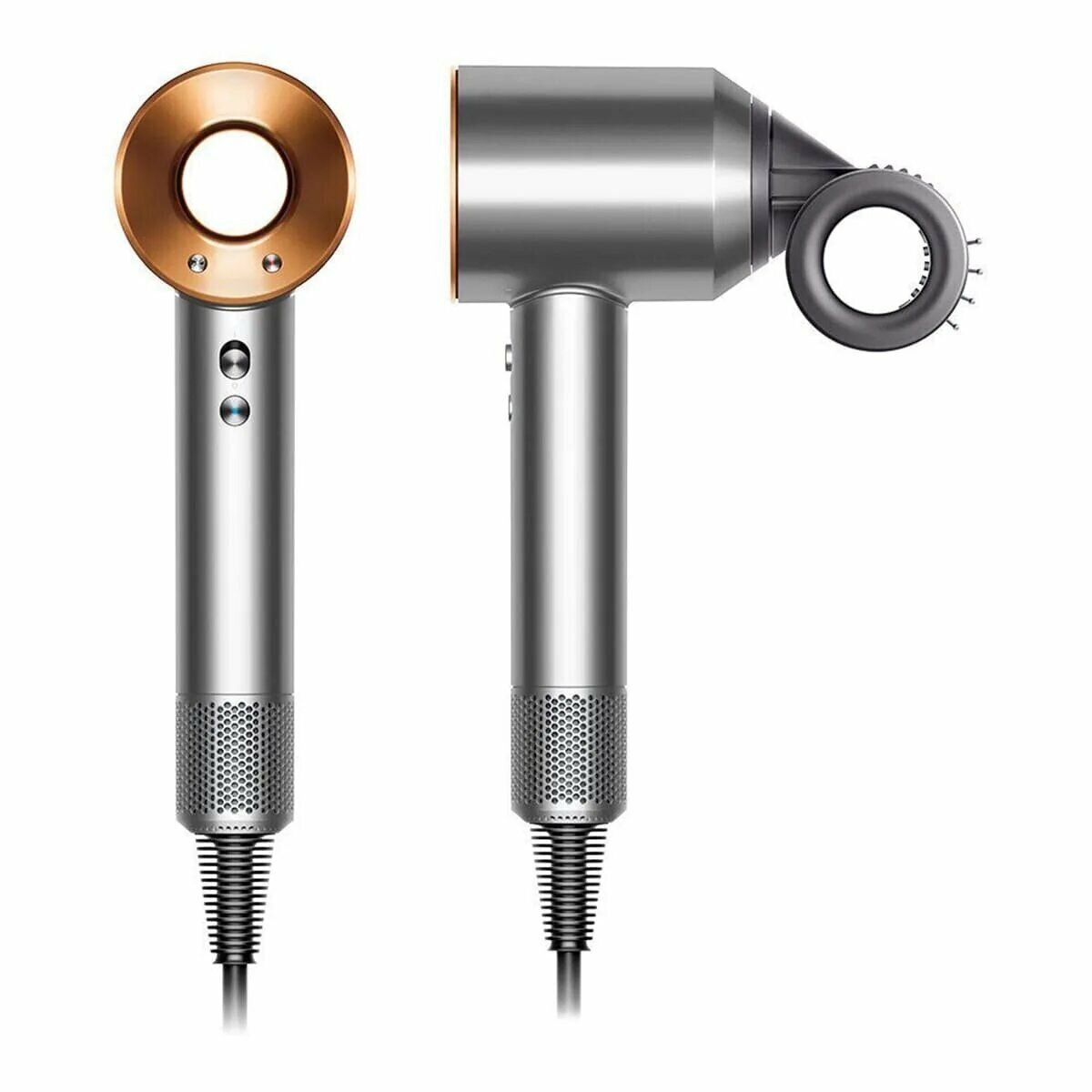 Фен Dyson Supersonic HD15 Nickel/Copper, темно-серый/медный, оранжевый, MRKT51352913329