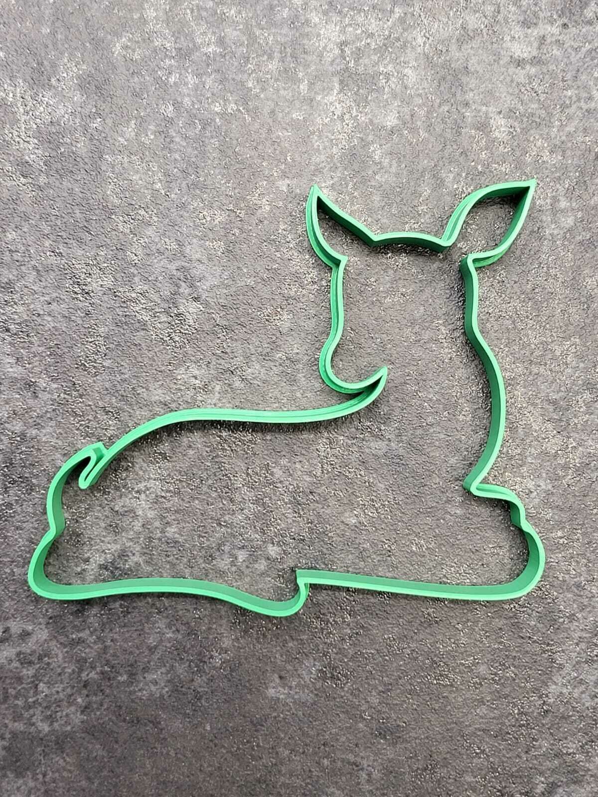 Форма для печенья/пряников "Олененок" (Светло-зеленый)