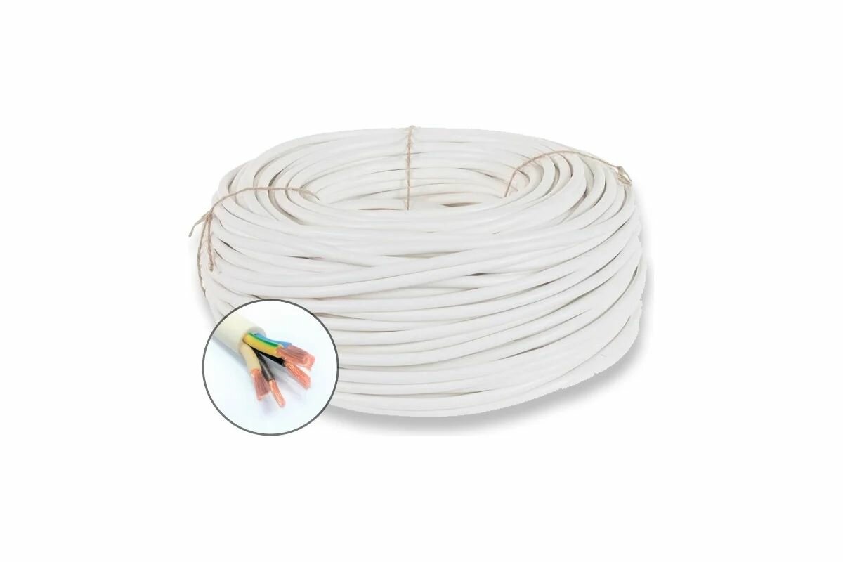 Бытовой провод проводник пвс 5x4 мм2, 50м OZ61826L50
