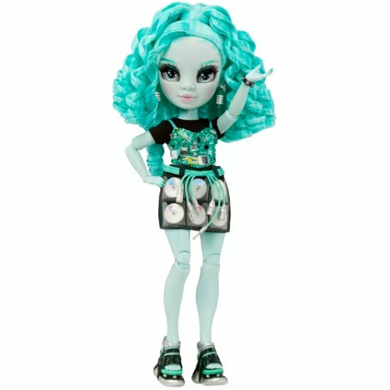 Кукла Rainbow High Shadow Берри Скайс 28 см зеленая с аксессуарами