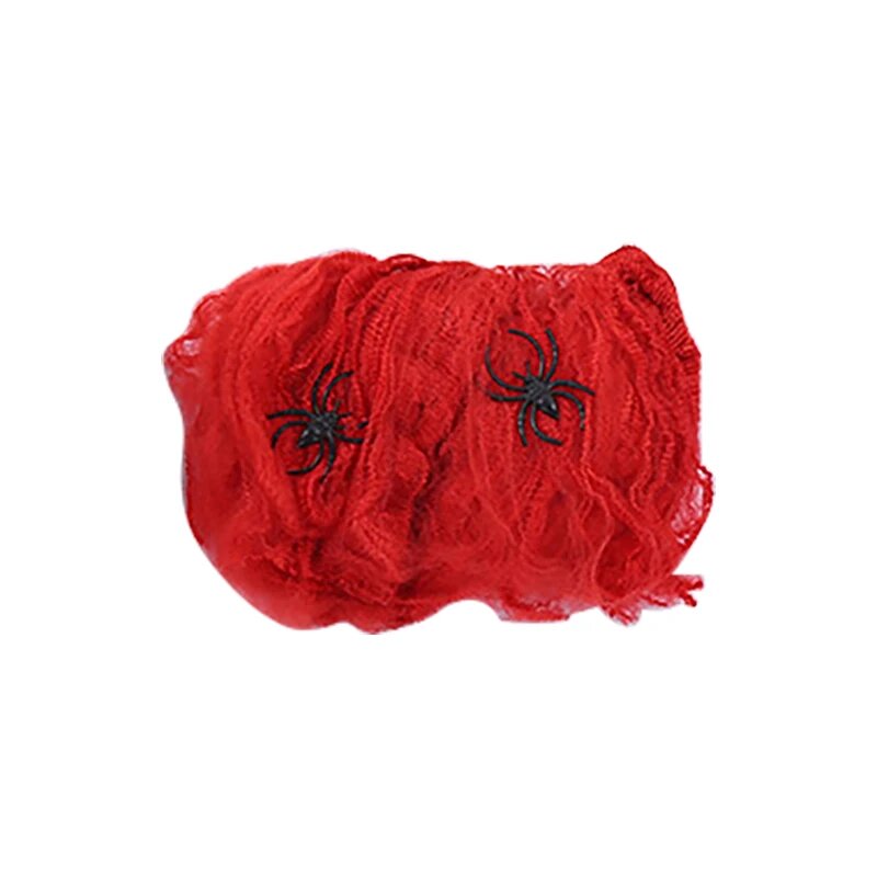 MOONBIFFY Искусственные паутины для Хэллоуина Красный, Красный