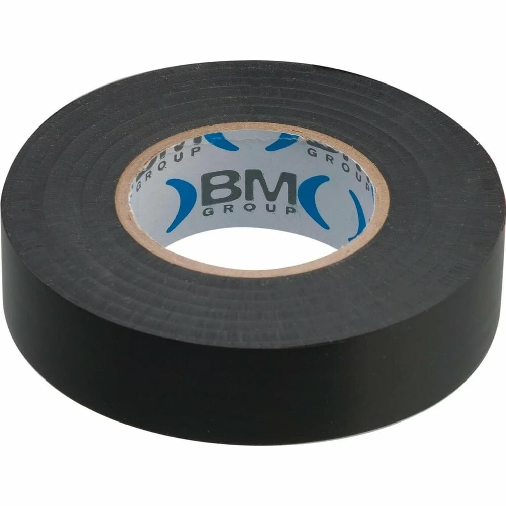Изолента BM Group ПВХ, 15 мм x 25 м, цвет черный BM-ESB1525NE