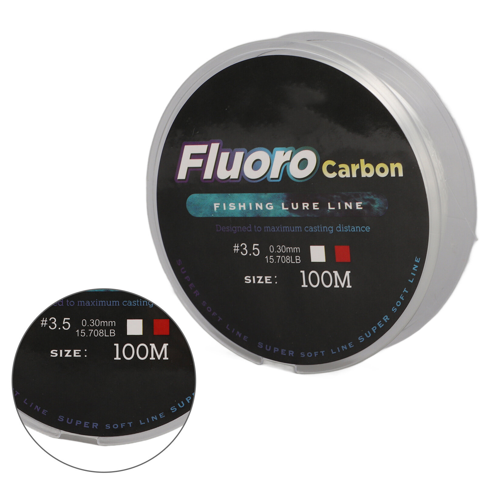 100 м сверхпрочная нейлоновая рыболовная леска для ловли карпа износостойкая плетеная основная леска для ловли карпа № 3.5