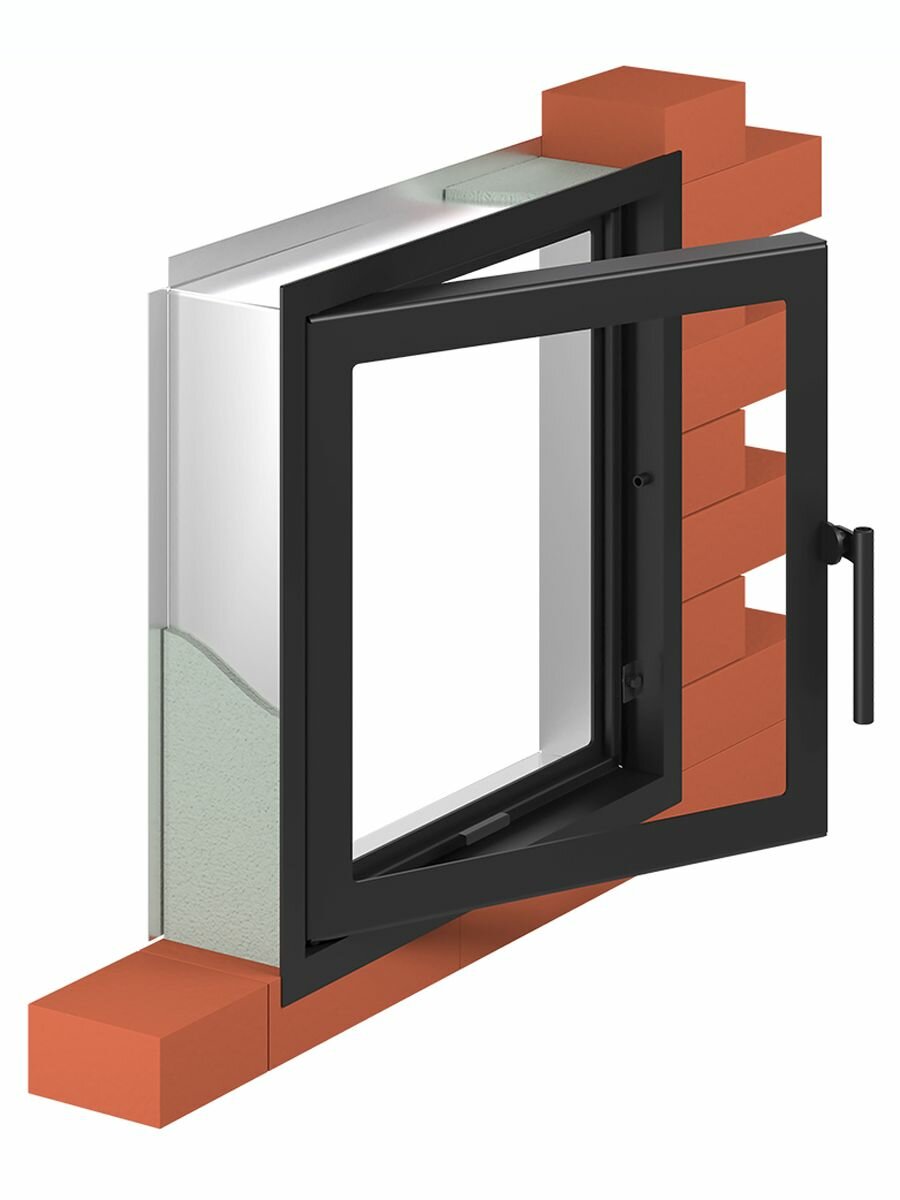 Тоннель монтажный для печной и каминной дверки Везувий 560 (М) (505х485х120)