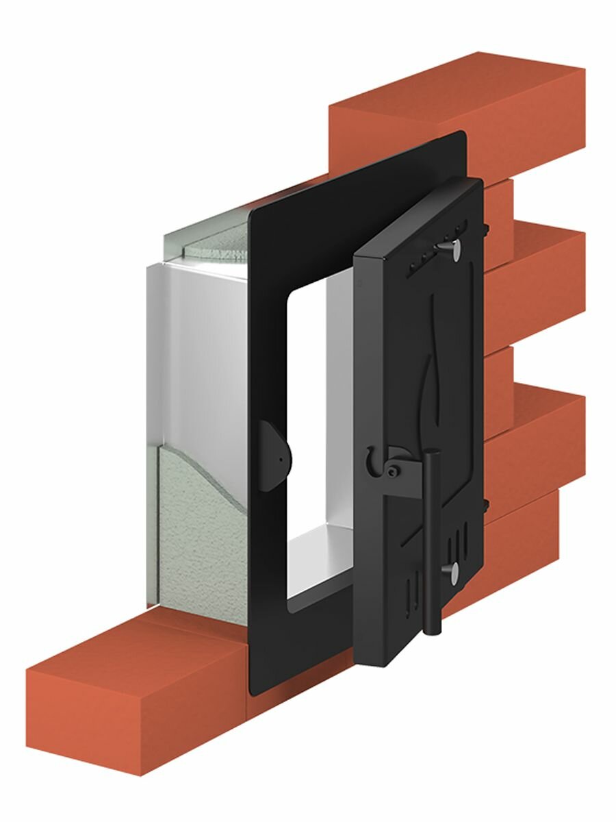 Тоннель монтажный для печной и каминной дверки Эверест 211 (М) (247х292х120)