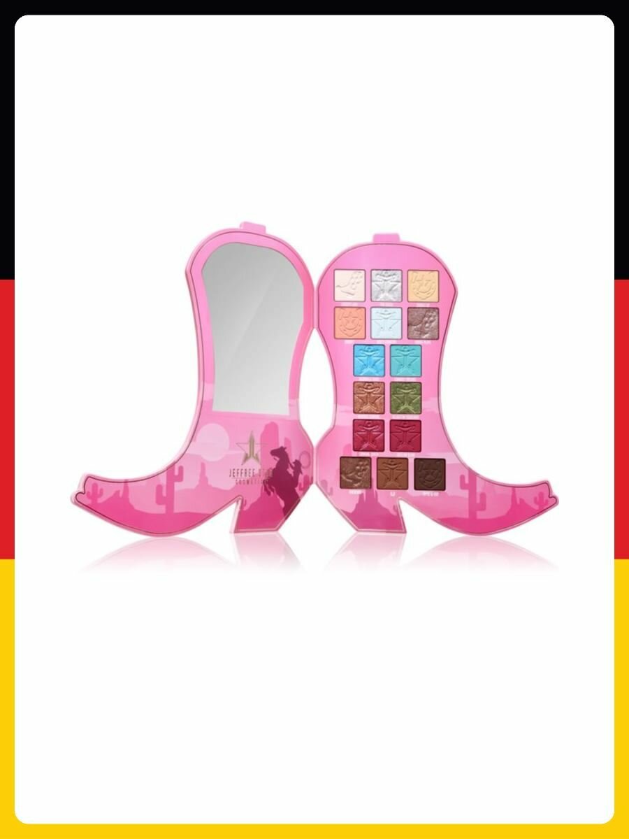 Тени для век Jeffree Star Cosmetics Cowgirl Queen Artistry Palette Eyeshadow Palette, 225 г