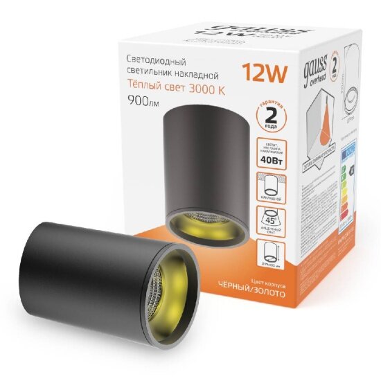 Потолочный светильник Gauss Overhead HD008