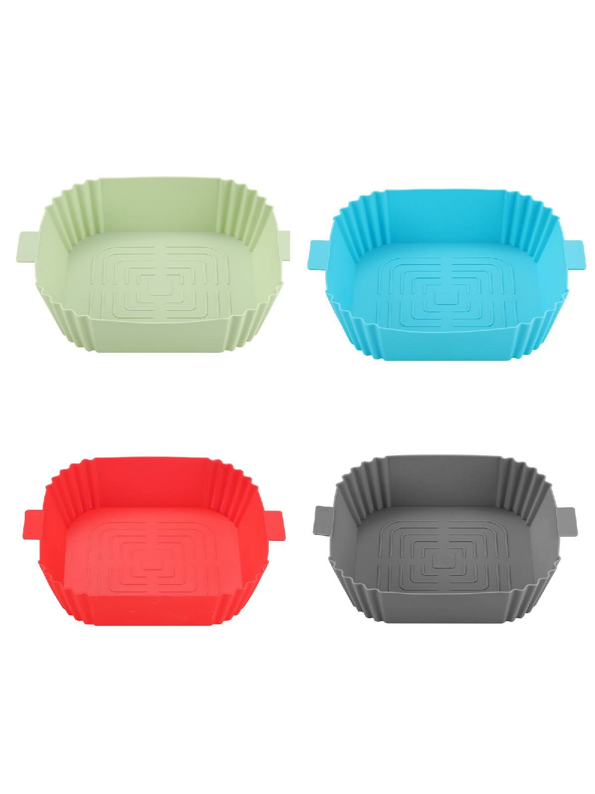 Аэрогриль, квадратный противень для запекания в аэрофритюрнице, 4шт