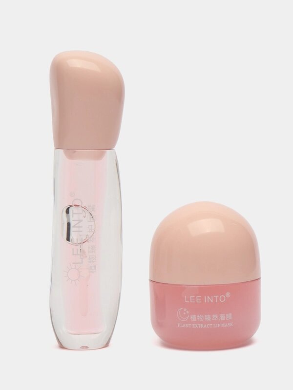 Набор из бальзама и маски для губ увлажняющий