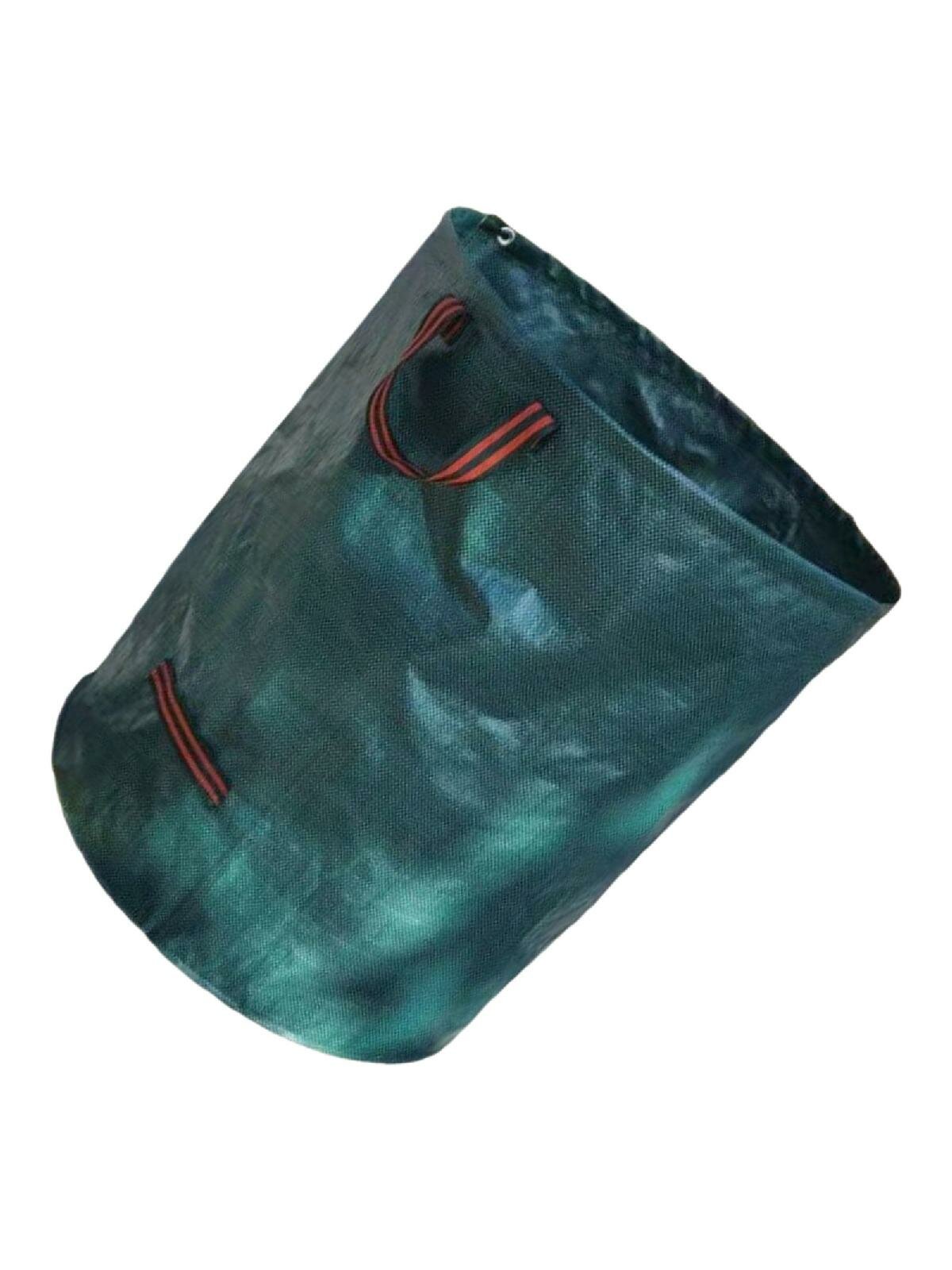 Прочные садовые мешки объемом 300 л для сбора листьев и веток, складная сумка