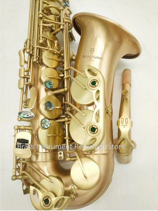 Yanagisawa W01 Альт-саксофон Sax латунь Духовой инструмент с чехлом Высококлассные музыкальные инструменты