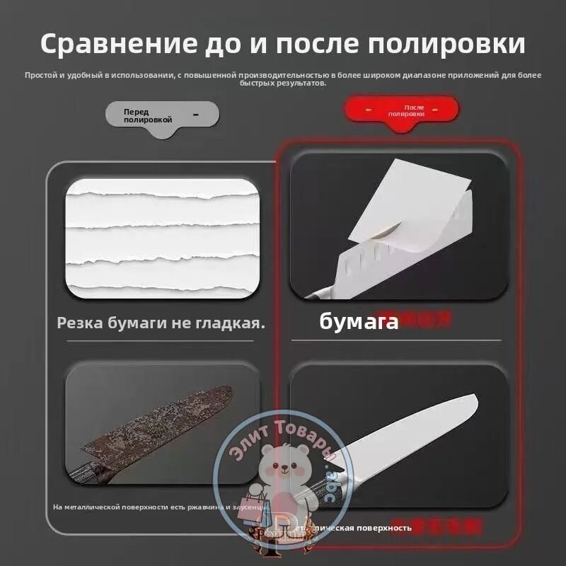 Электроточило 300Вт, 7000, двойное шлифование, нескользящие опоры, регулировка скорости — фото 1