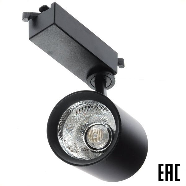 Светильник светодиодный трековый General 15Вт 4000К черный IP20 580023 GTR-15-1-IP20-B