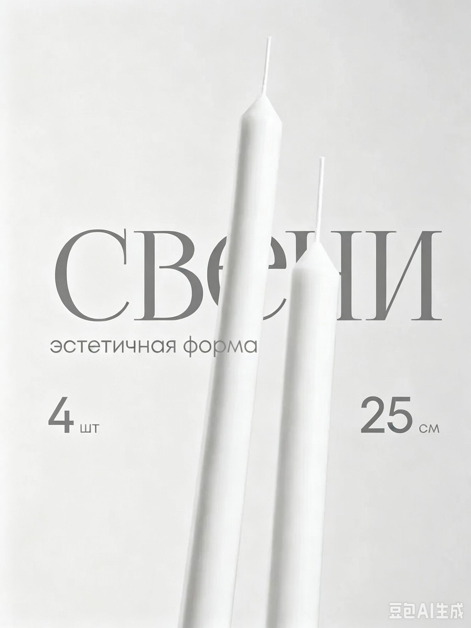 Свечи античные столовые высокие длинные для подсвечников декоративные интерьерные для дома