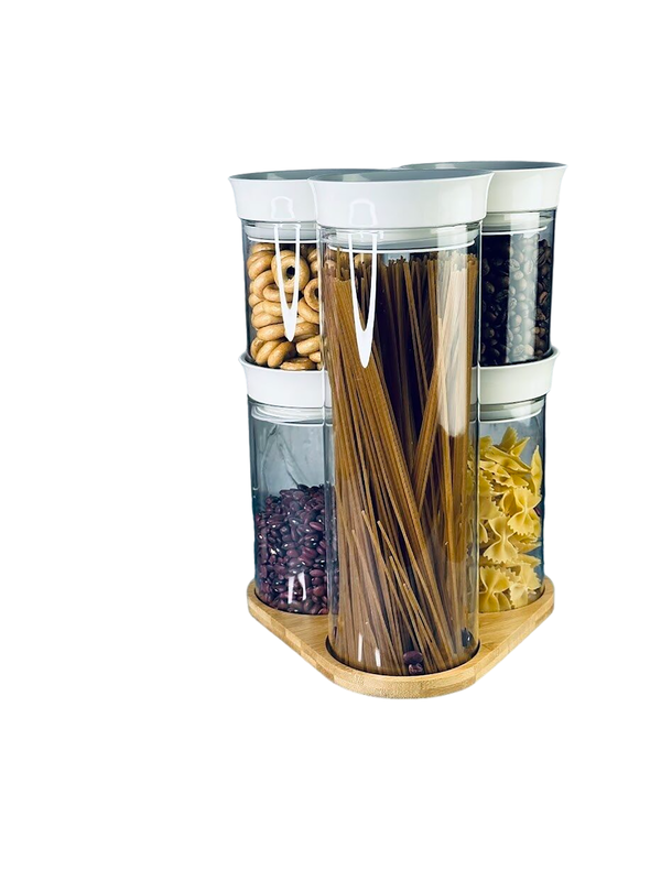 Набор банок для сыпучих продуктов из 5 шт 160-247