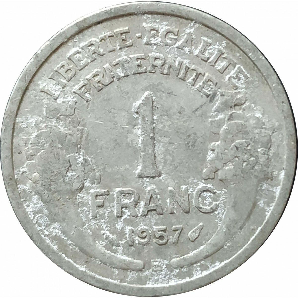 1 франк 1957 Франция B из оборота
