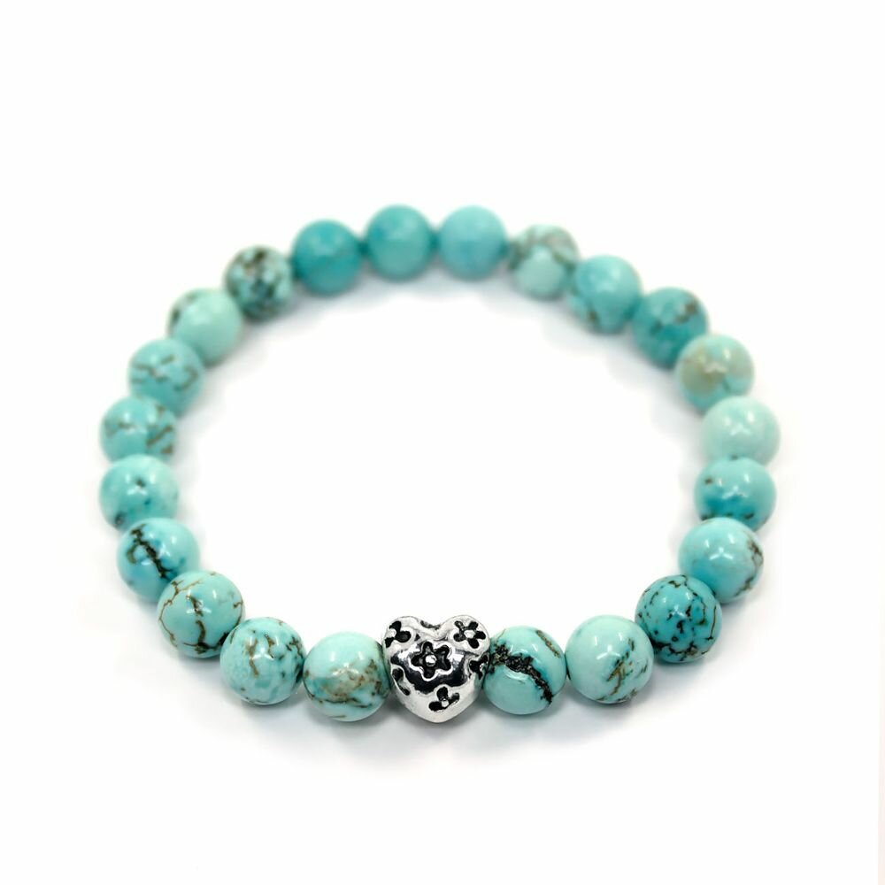 Браслет-нить, бирюза