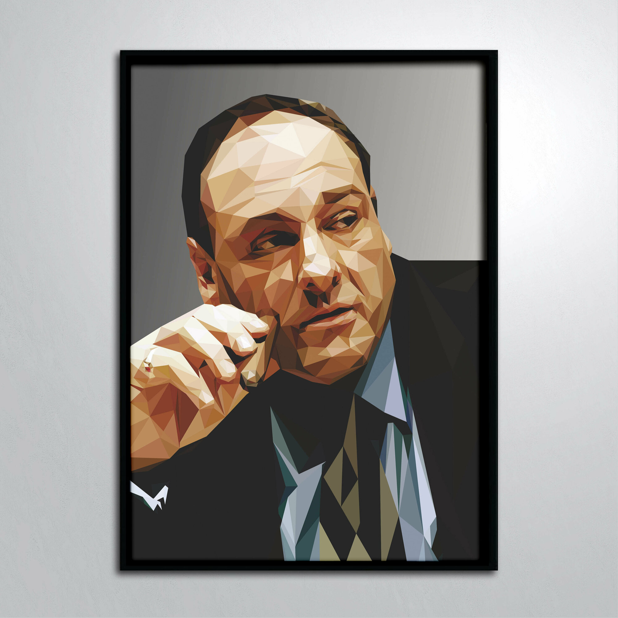 Постер без рамы/Клан Сопрано Тони Арт The Sopranos