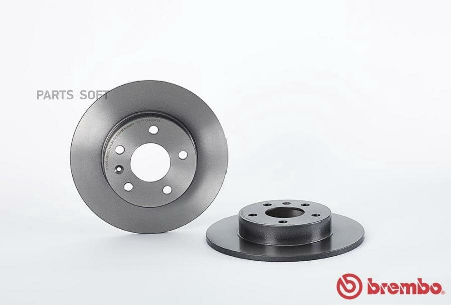BREMBO 08.7627.11 Диск тормозной задн. с УФ покрытием OPEL ASTRA CLASSIC Estate (A04) 01/09-> / OPEL ASTRA CLASSIC Hat ()