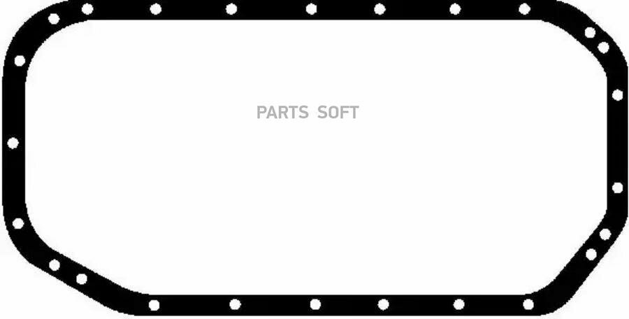 Прокладка поддона ДВС BMW E21, E30, E12, E28 1.6-2.0 GLASER арт. X5410101