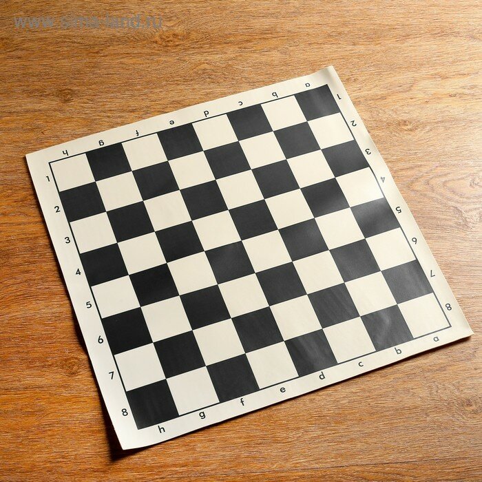 Поле для шахмат и шашек 42 х 42 см, клетка 4.8 х 4.8 см