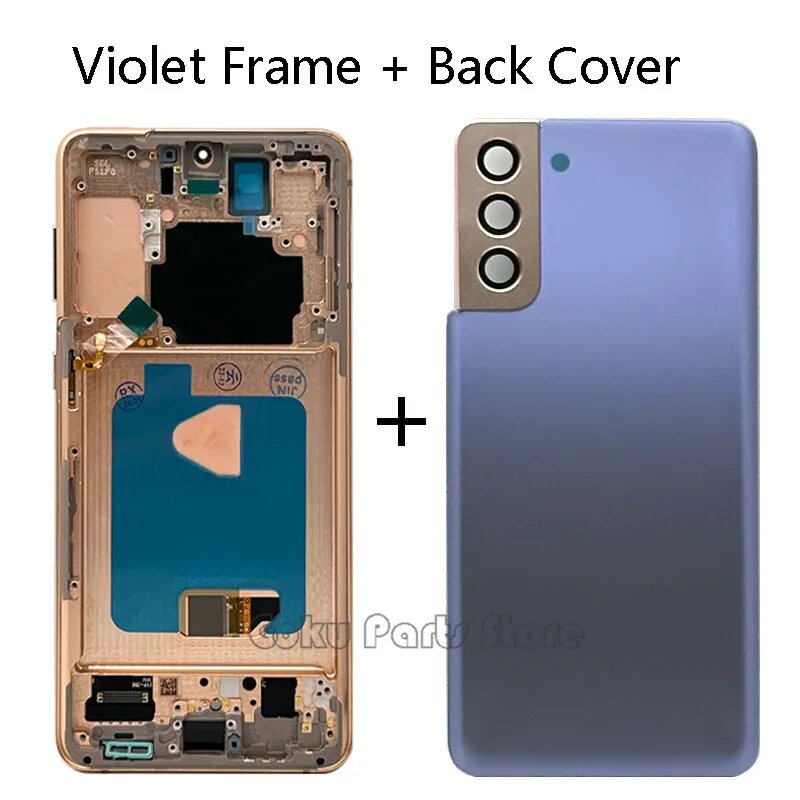 AMOLED OLED для Samsung Galaxy S21 Plus G996 G9960 G996F ЖК-дисплей с Violet Frame Cover