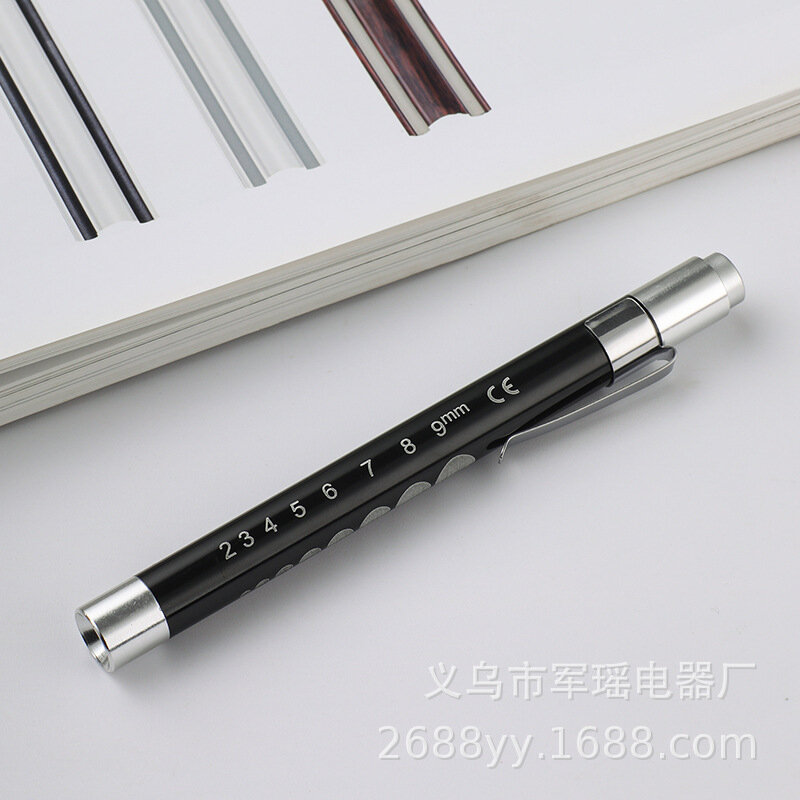 Фонарик-ручка для осмотра ушей и глаз, белый/желтый свет, LED-фонарик для осмотра ротовой полости и зрачков YL ручка