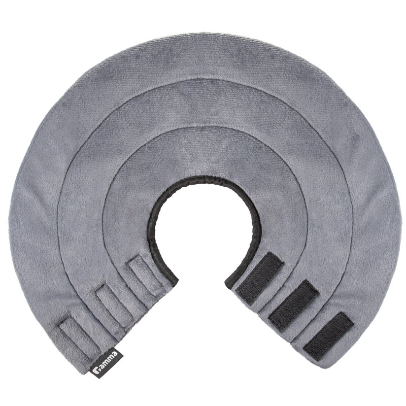 Гамма Защитный воротник мягкий для животных "Конус" M, обхват шеи 20-24см, Ш 12см