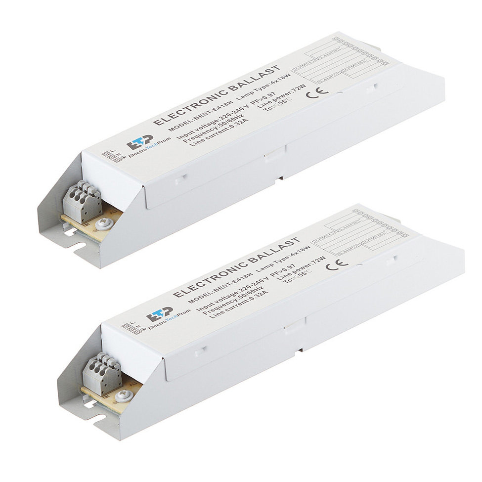 Дроссель электронный 4х18 Вт (2 шт.)