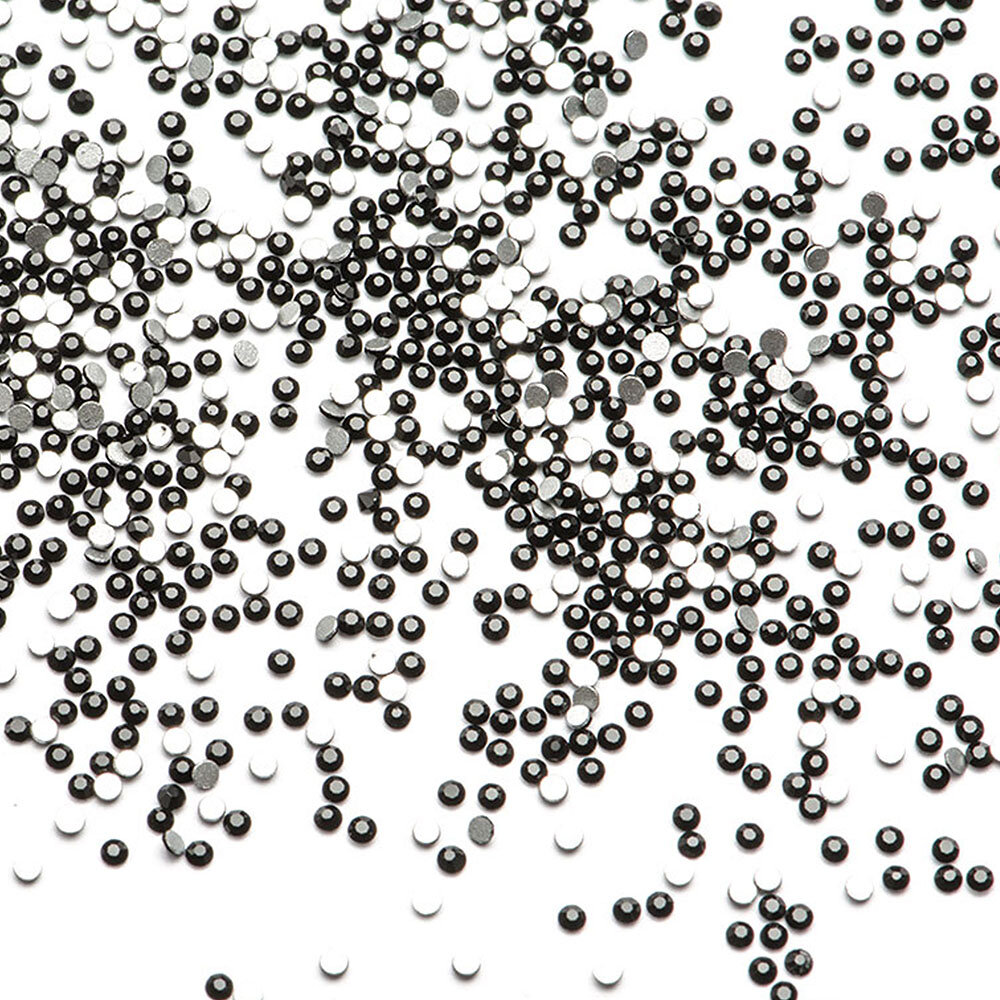 Стразы для дизайна ногтей кристалл TNL 50 шт черный агат №3, арт. 14-12-2