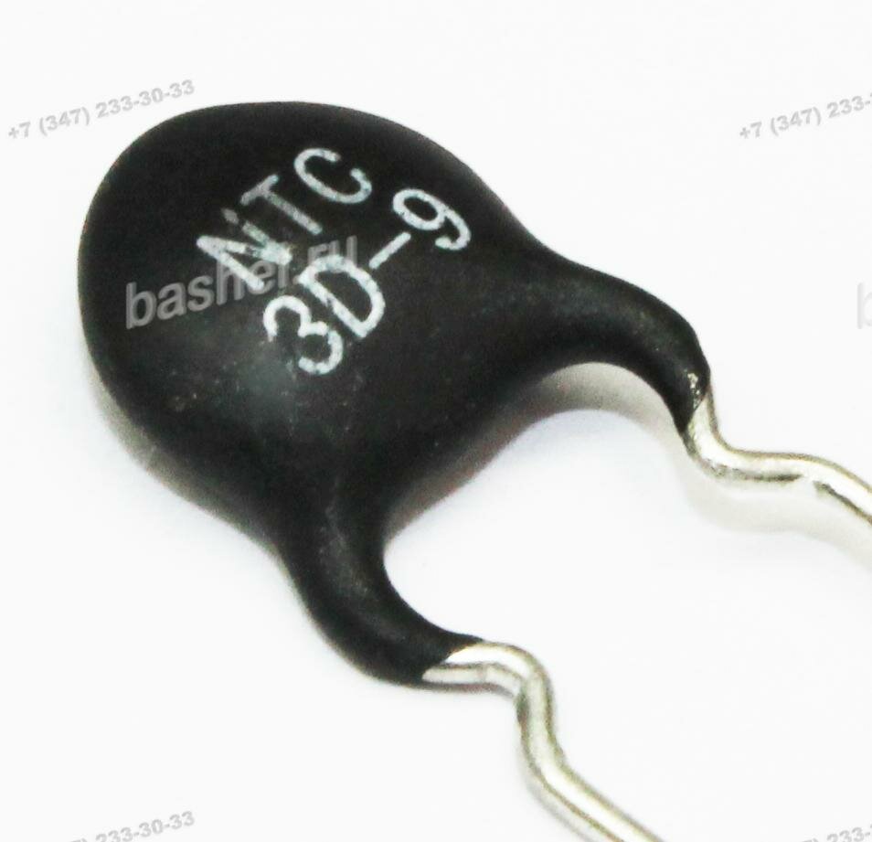 NTC 3 Ом 4А 9мм NTP9D-030 (3D-9), Термистор