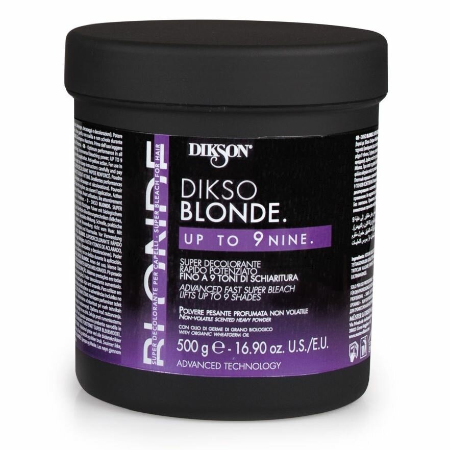 Краска для волос Dikson Dikso Blonde Dikso Blonde. Up to 9 nine, Супер обесцвечивающее средство порошок, осветление до 9 тонов, 500 г