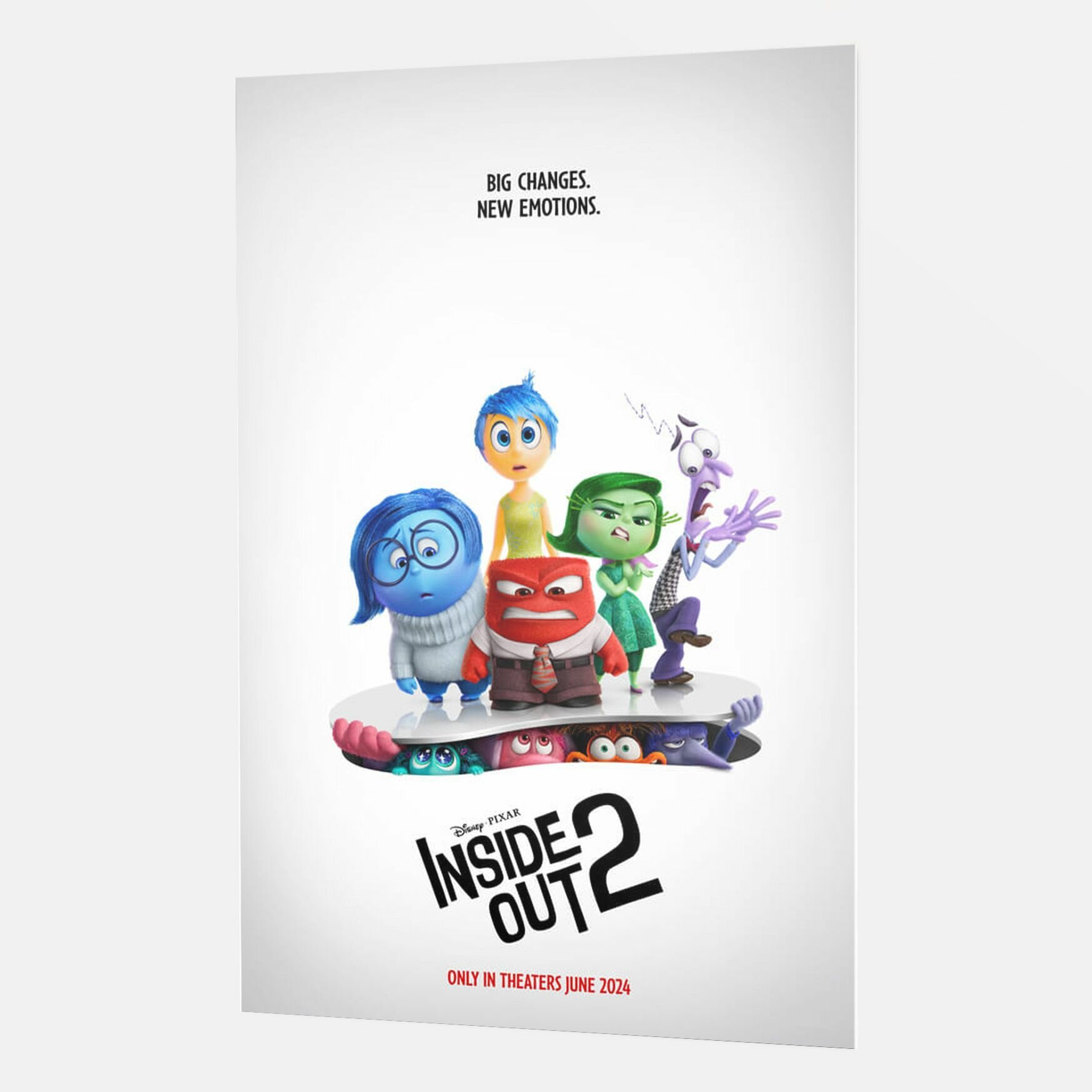 Постер (плакат) по мультфильму Головоломка 2 40x60 см. от Poster4me