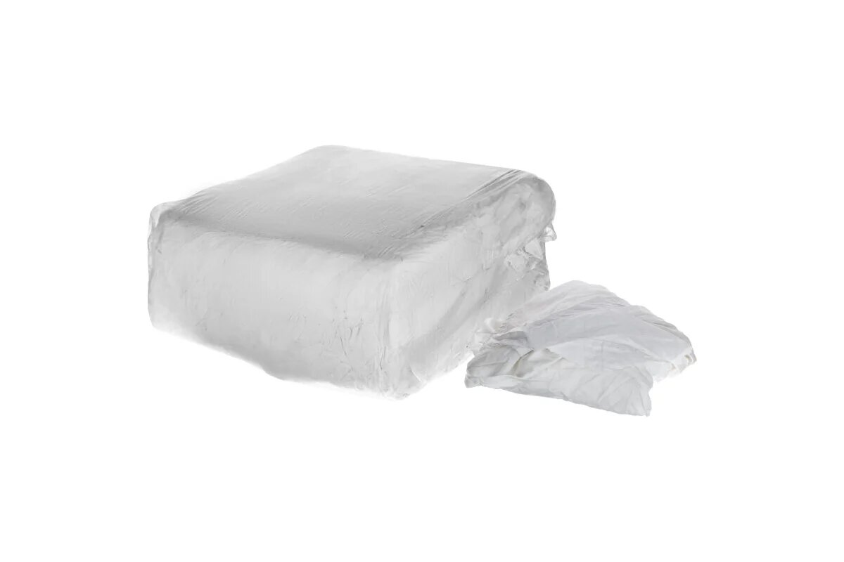 HUNCHUN XINMAO ECONOMIC AND TRADE CO, LTD ГОСТ Ветошь х/б 100 белая (постел. бельё), брикет 10 кг. 3051251