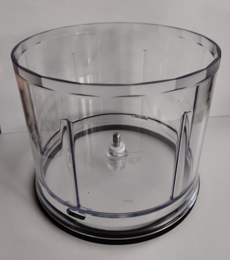 Для блендера Braun: чаша измельчителя (500 мл, Д:12,8см). Дизайн-2023. Не совместима с предыдущими моделями