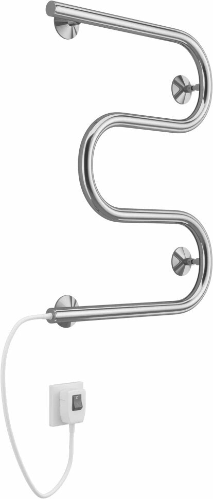 Полотенцесушитель электрический Terminus М-образный 4620768883903 525x400, хром