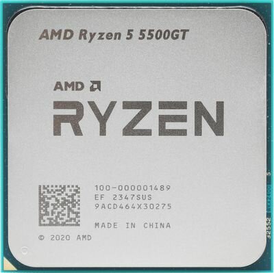 Процессор AMD Ryzen 5 5500GT, AM4, Cezanne, 6 ядер, 12 потоков, 3.6-4.4 ГГц, L3 16 МБ, 7 нм, OEM, со встроенной графикой AMD Radeon