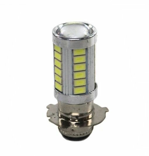 Лампа 12 В, 33 светодиода SMD (P15D-3) 5600K 7W (35Вт) (на яп. скутера)