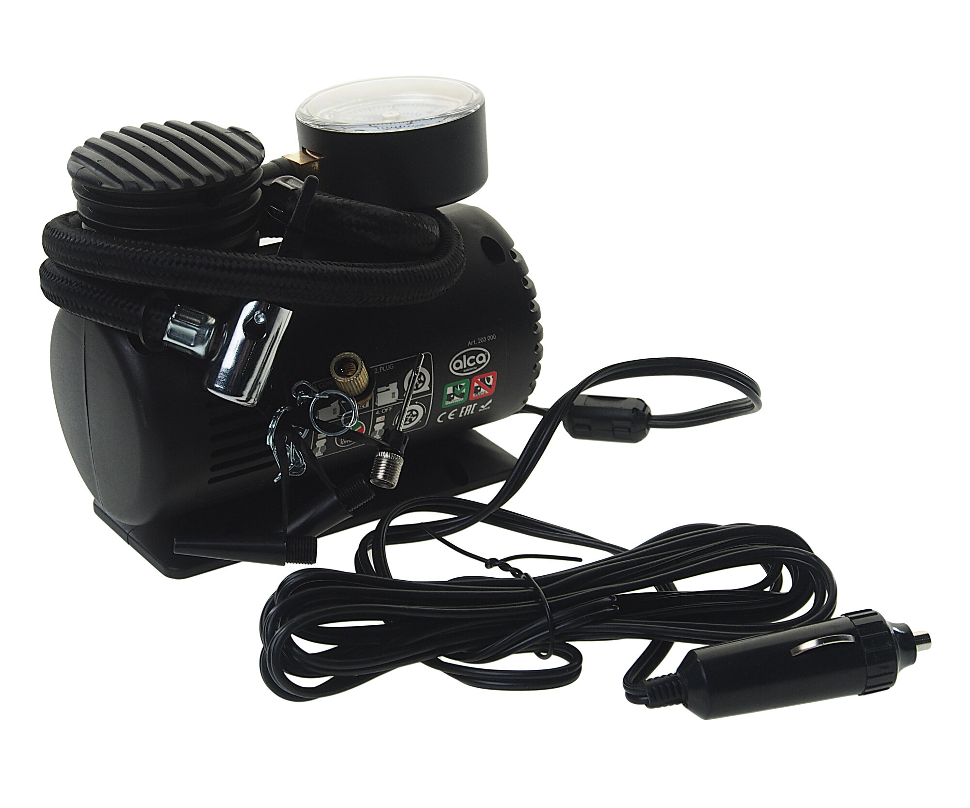 Автомобильный компрессор Alca Havarie AL-203000, поршневой, 14л/мин, 12V