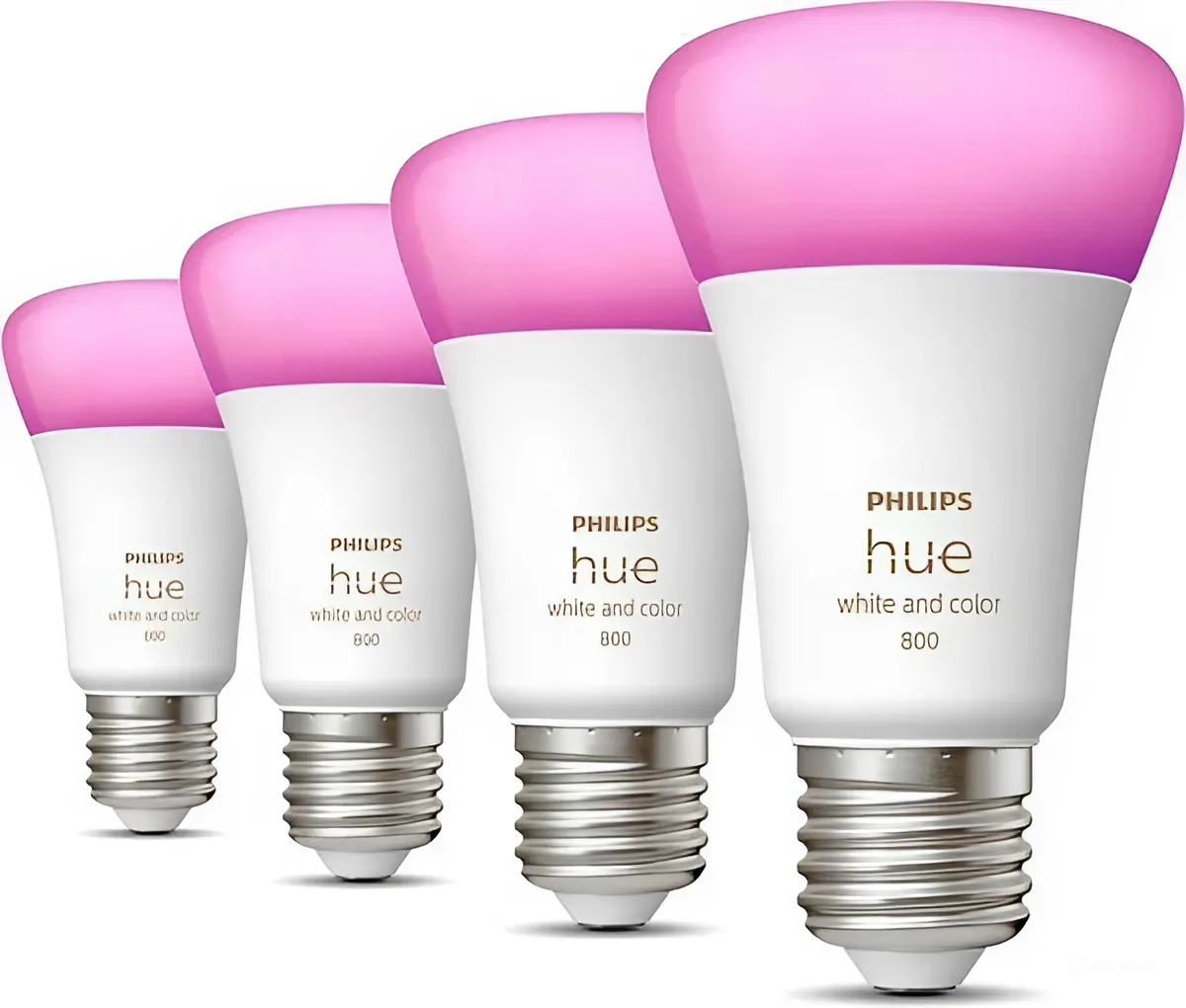 Умные лампы Philips Hue White and Color E27 A60 6.5 Вт 800Лм 4шт (929002489604)