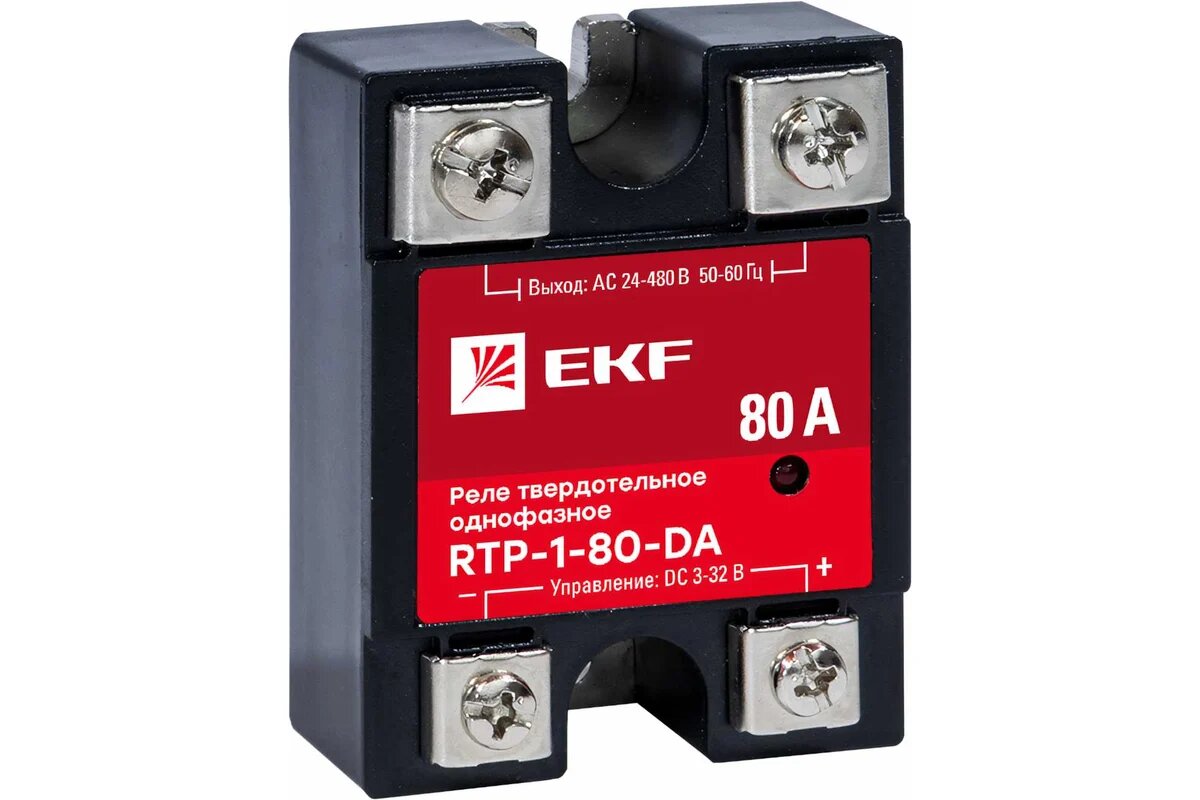 EKF твердотельное однофазное реле RTP-80-DA PROxima rtp-1-80-da для управления нагрузками
