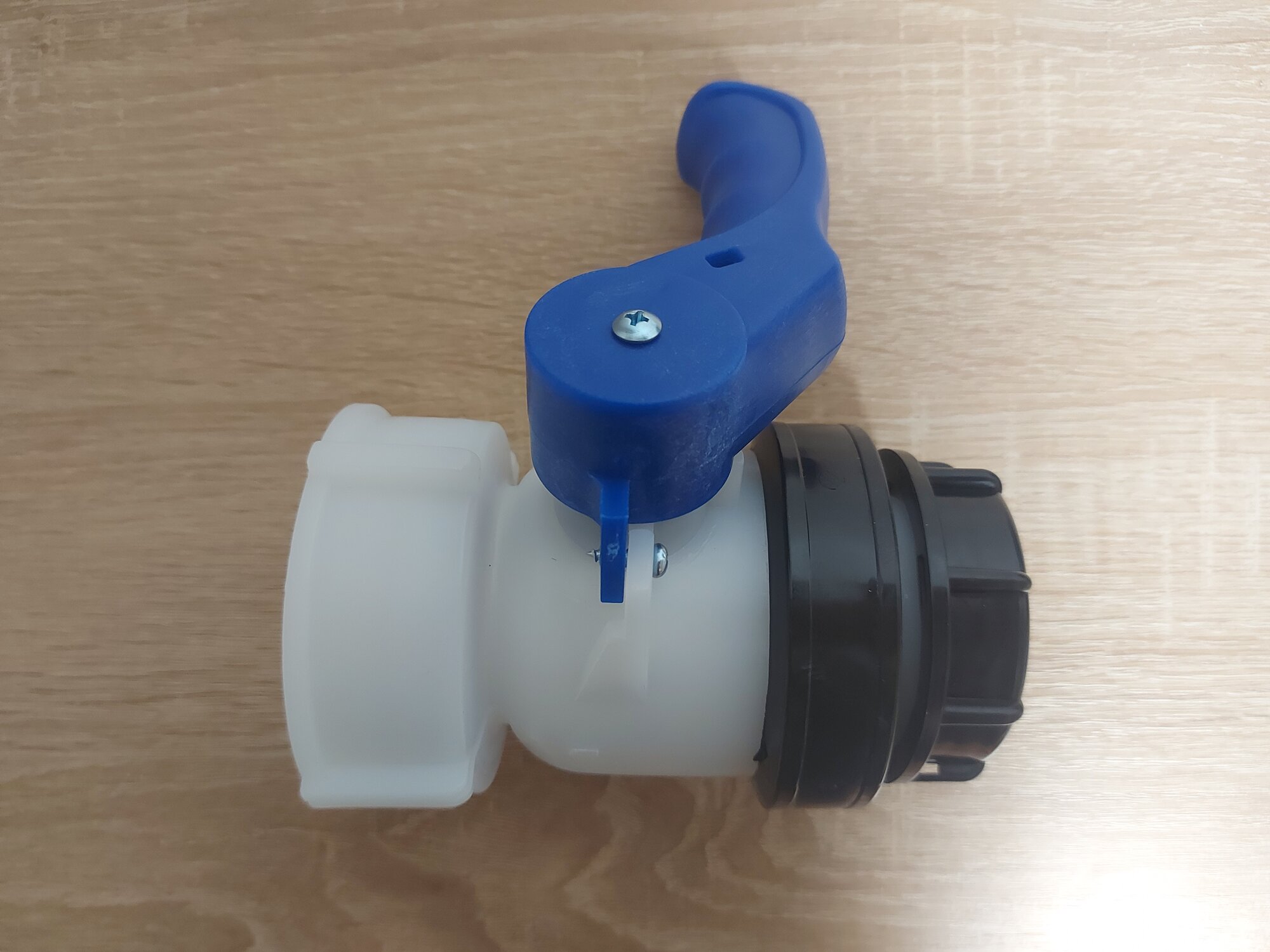 Кран для еврокуба шаровый 75мм