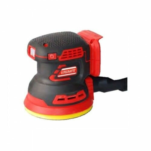 Аккумуляторная эксцентриковая шлифмашина FELISATTI FT10308, 12В с 2 аккумуляторами в кейсе