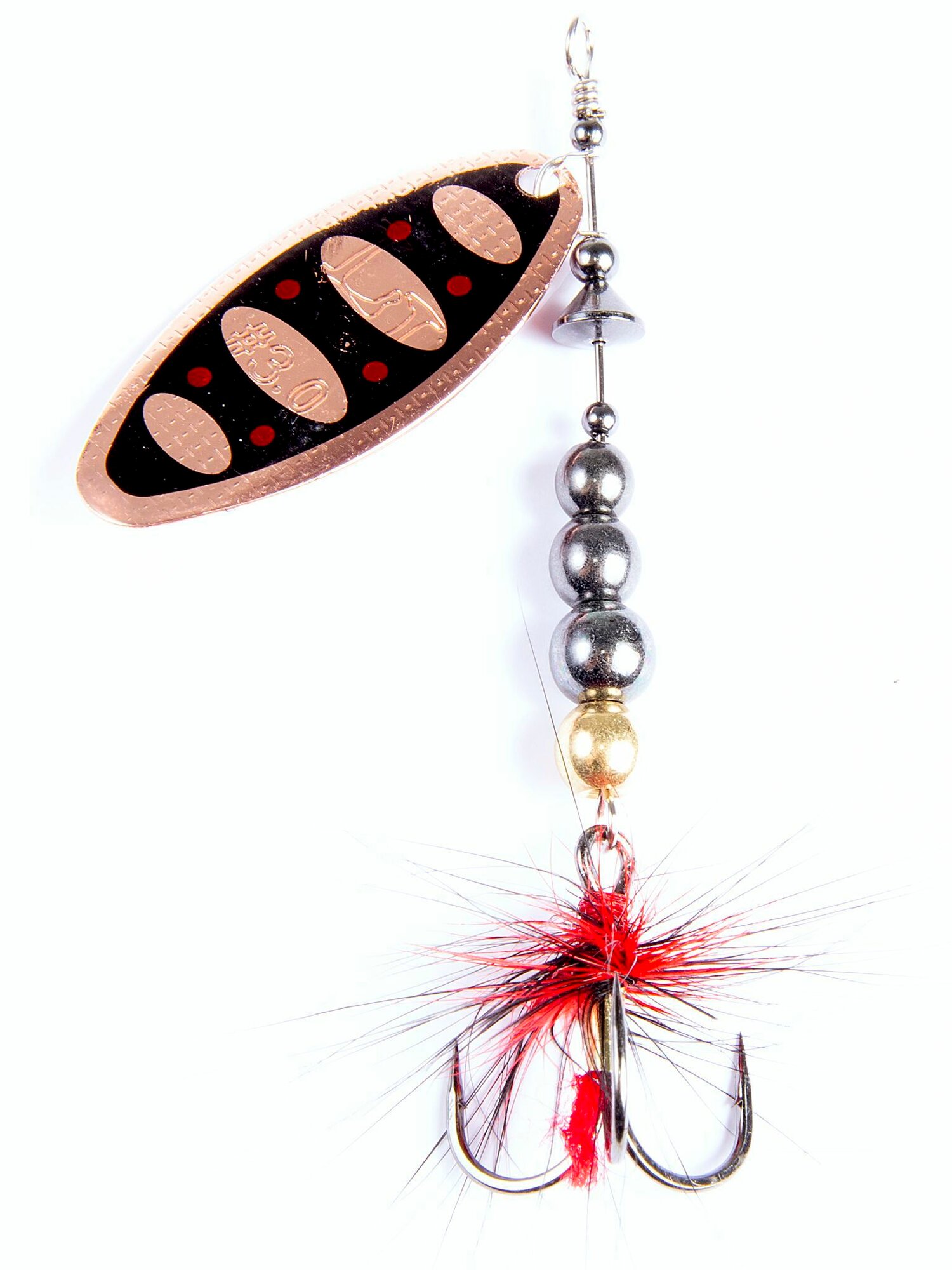 Блесна на щуку вращающаяся (вертушка) Lucky John SHELT BLADE 03 12.0г 006 набор приманок для ловли среднего окуня, судака и жереха , снасти рыболовные для зимней и летней рыбалки