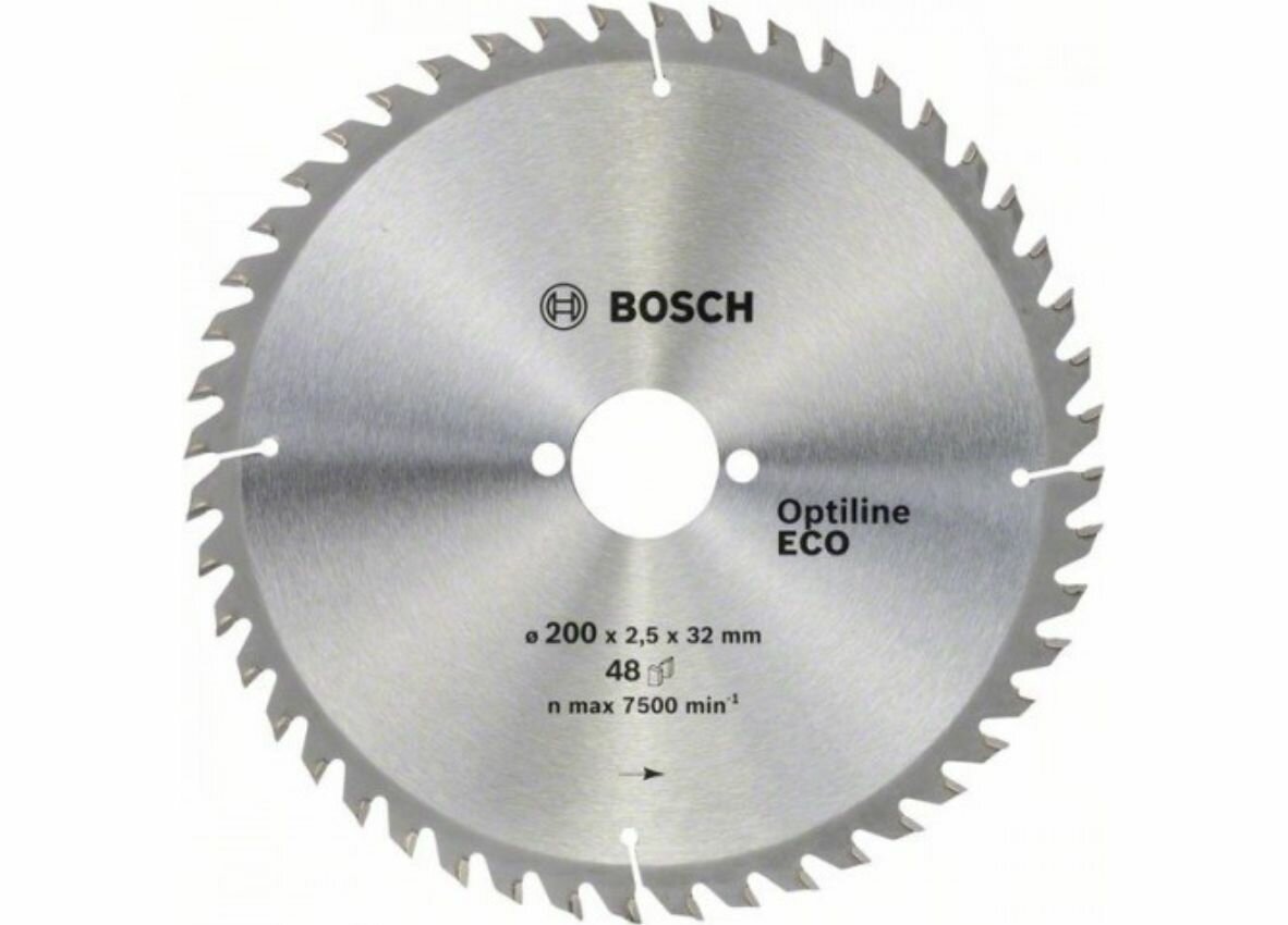 Диск пильный мультирез Bosch Alu Multi ECO 210х30 мм 64 зуба