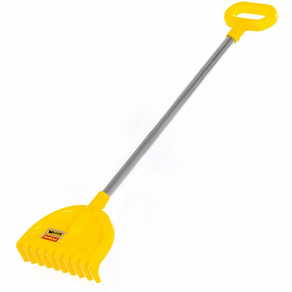 Детские грабли №19 для песочницы, пластиковые грабельки для игры в песке, 68,3 см.