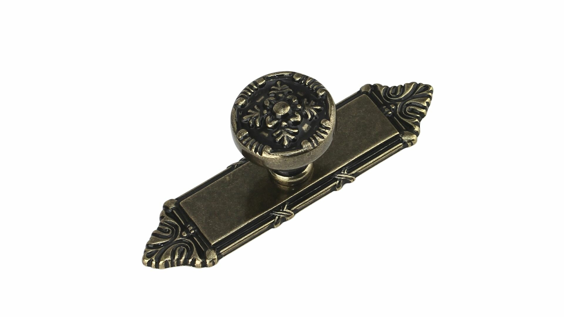 Мебельная ручка RC058AB.5, старинная латунь