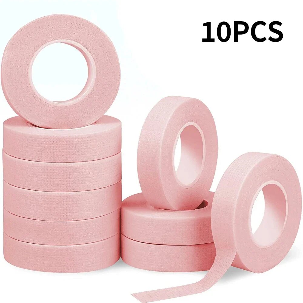 Лента для наращивания ресниц AILEISHI, микропористая, 5/10 шт. 10pcs pink